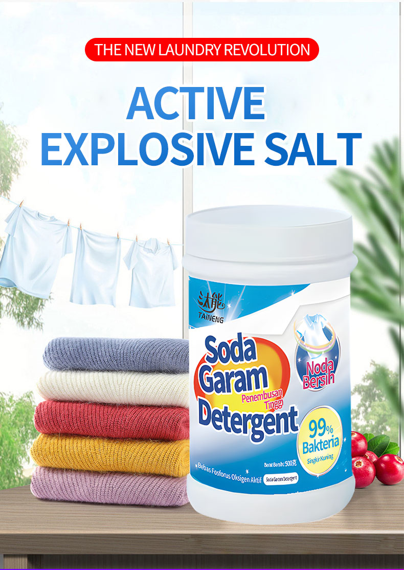 TAINENG Laundry detergent Explosive Salt Remove Keep Fresh Smell ...