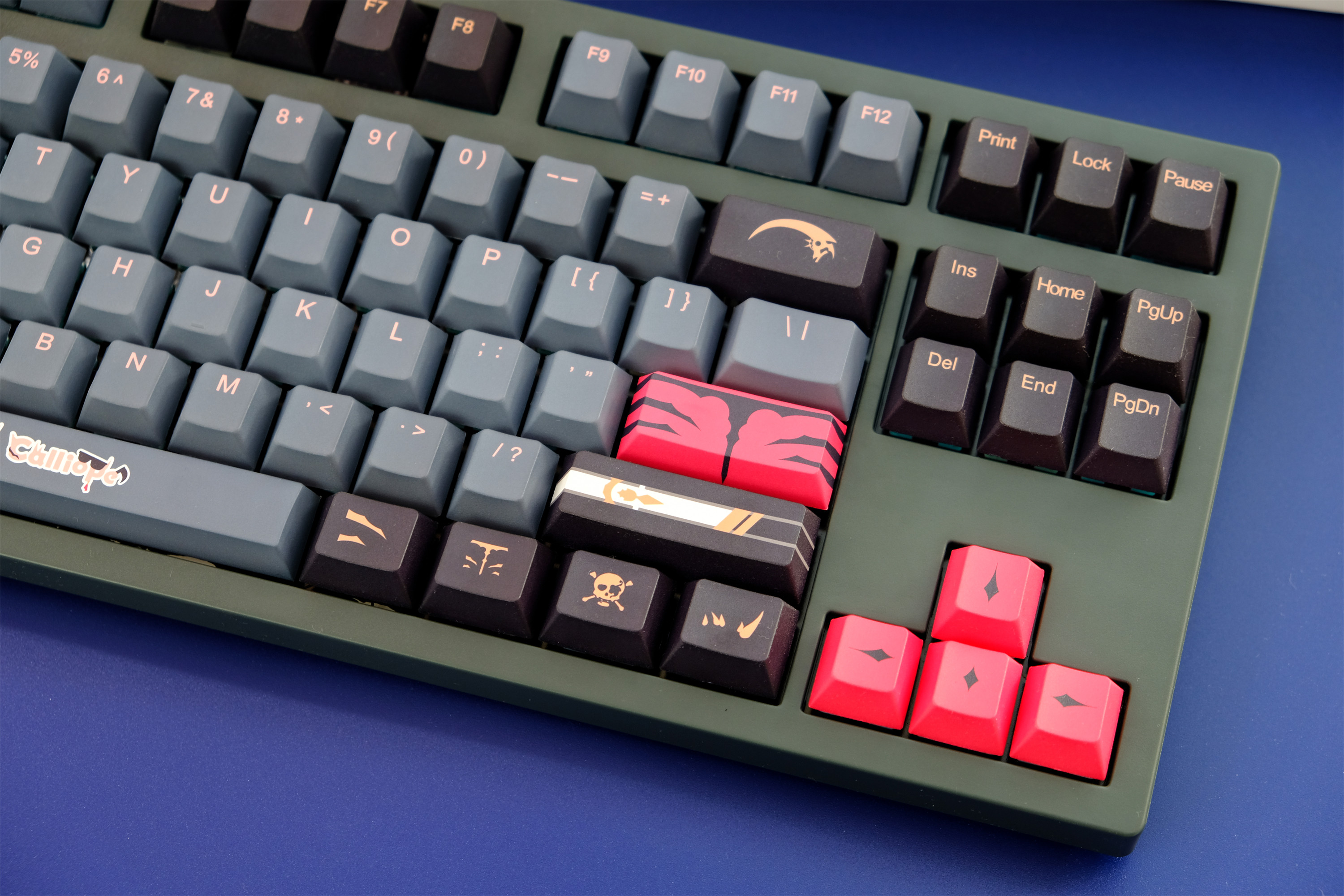 GMK Mori Calliopc Keycaps 129 Keys PBT Cherry Profile DYE-SUB ...