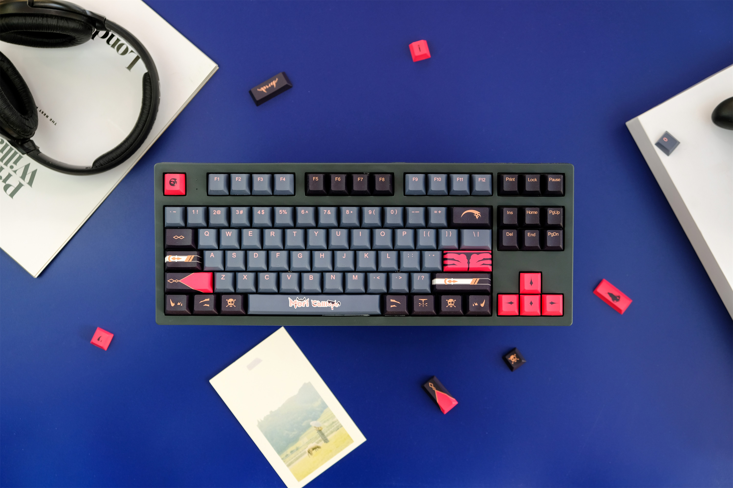 GMK Mori Calliopc Keycaps 129 Keys PBT Cherry Profile DYE-SUB ...