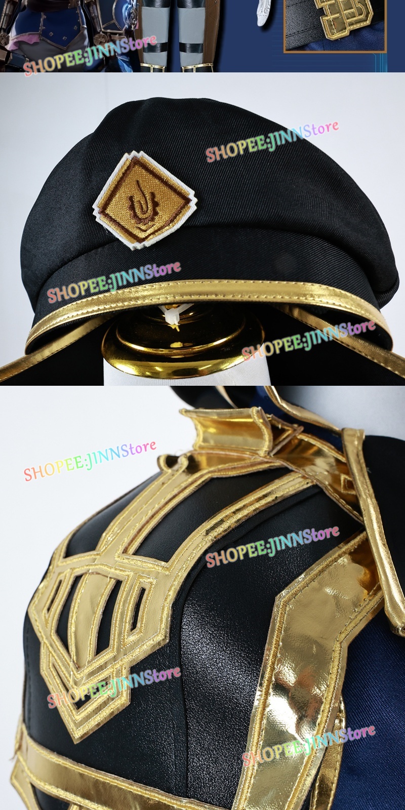 - JINN - Arcane：League of Legends CAITLYN VI Cosplay Costume Arcane ...