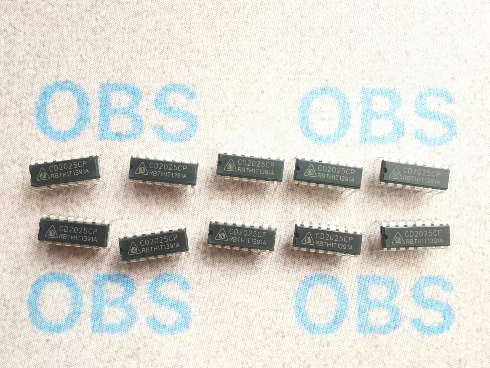 ((10 Pcs) CD2025CP Brand New Original CD2025 2025CP 2025 Dual Channel Power Amplifier DIP-16 ...