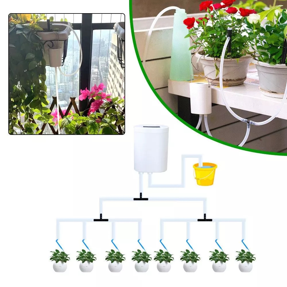 Automatic Watering Dropper Pump Controller Flowers Plants Home Drip ...