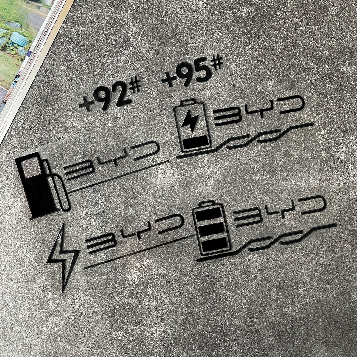 Auto Charging & Gas Port Sign Sticker for BYD Sealion 6/HAN/TANG/ATTO 3 ...