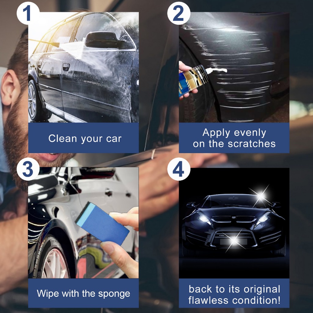 【120MLRepair heavy scratches】scratches from cars and motorcycles in ...