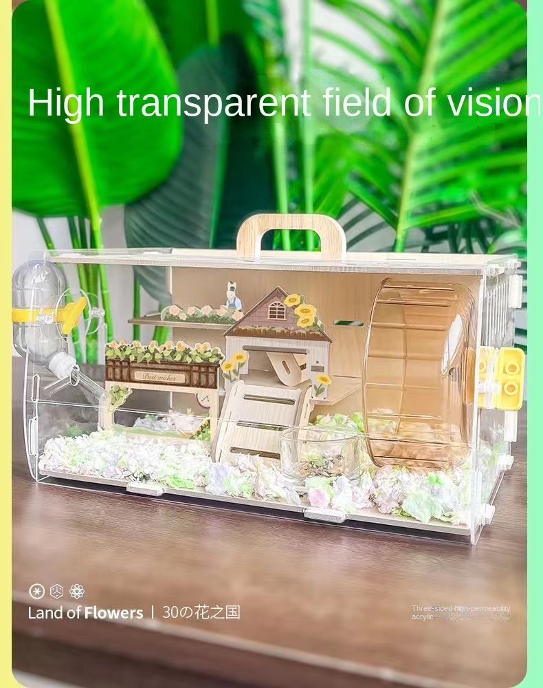 Large Space Cheap Hamster Cage DIY Garden Style Hamster Breeding Box ...