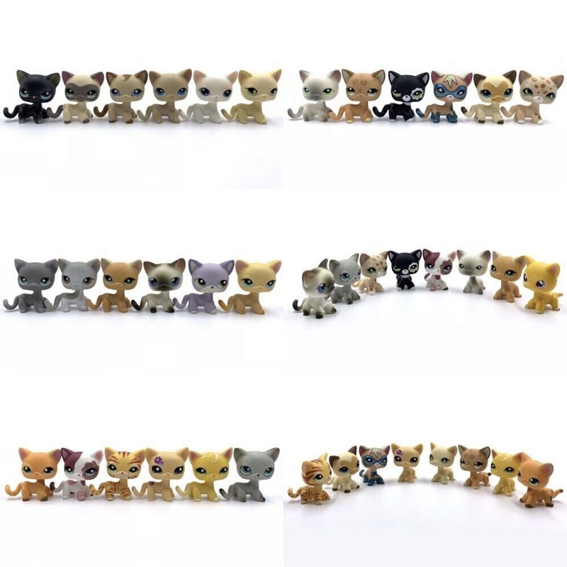 2Pcs/lot littlest pet shop toys lps toy rare kitty all random send from ...