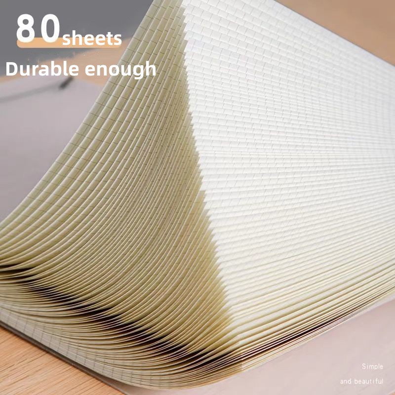 A4/B5/A5/A6/160 Page blank network grid kit cover laptop spiral book ...