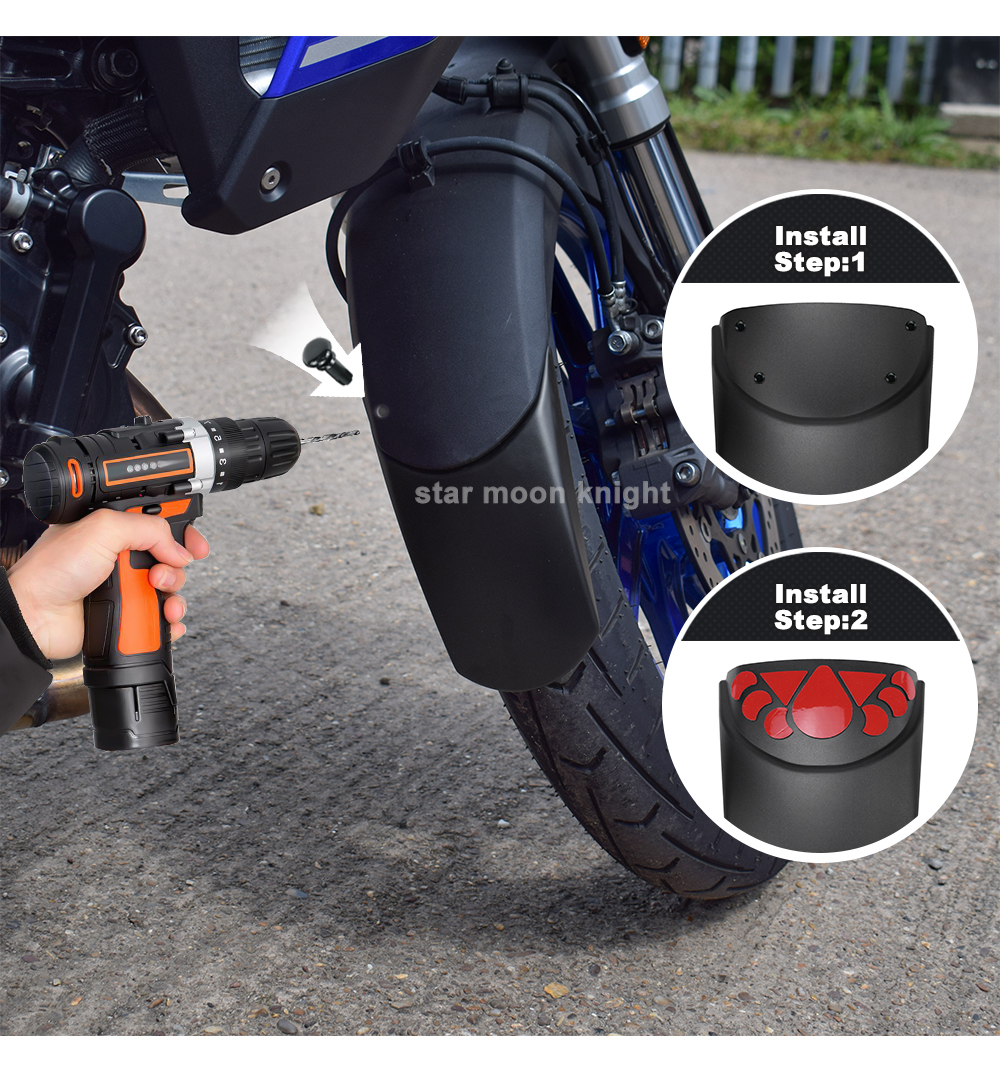 Mudguard Extensions For Suzuki V-Strom 800RE V Strom 800 RE Motorcycle Front Fender Extender ...