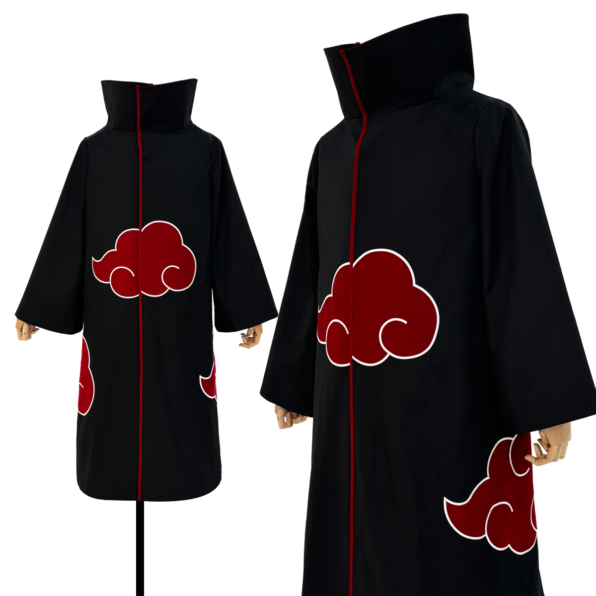 HOLOUN Uchiha Itachi Cosplay Costume Nagato Akatsuki Coat Japanese ...