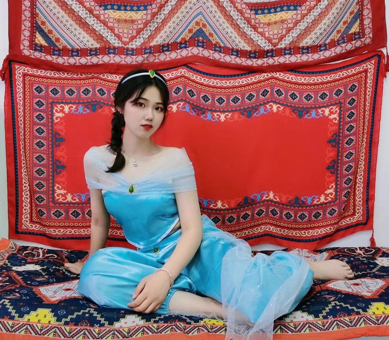 Ala Divine Lamp Cos Princess Jasmine Adult Cosplay Clothing | Shopee ...