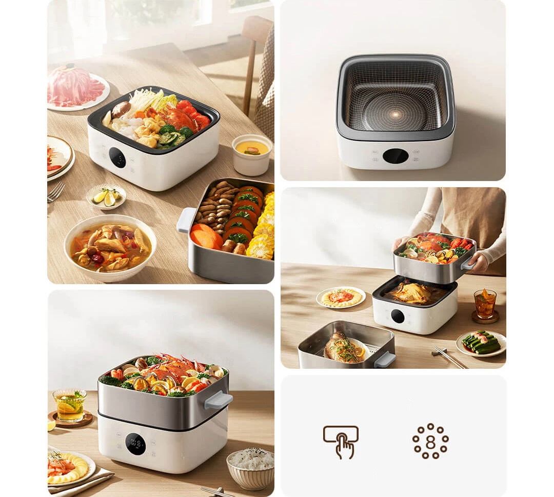 2024 XIAOMI MIJIA Multi-Function Electric Steamers S1 13L Pressure ...