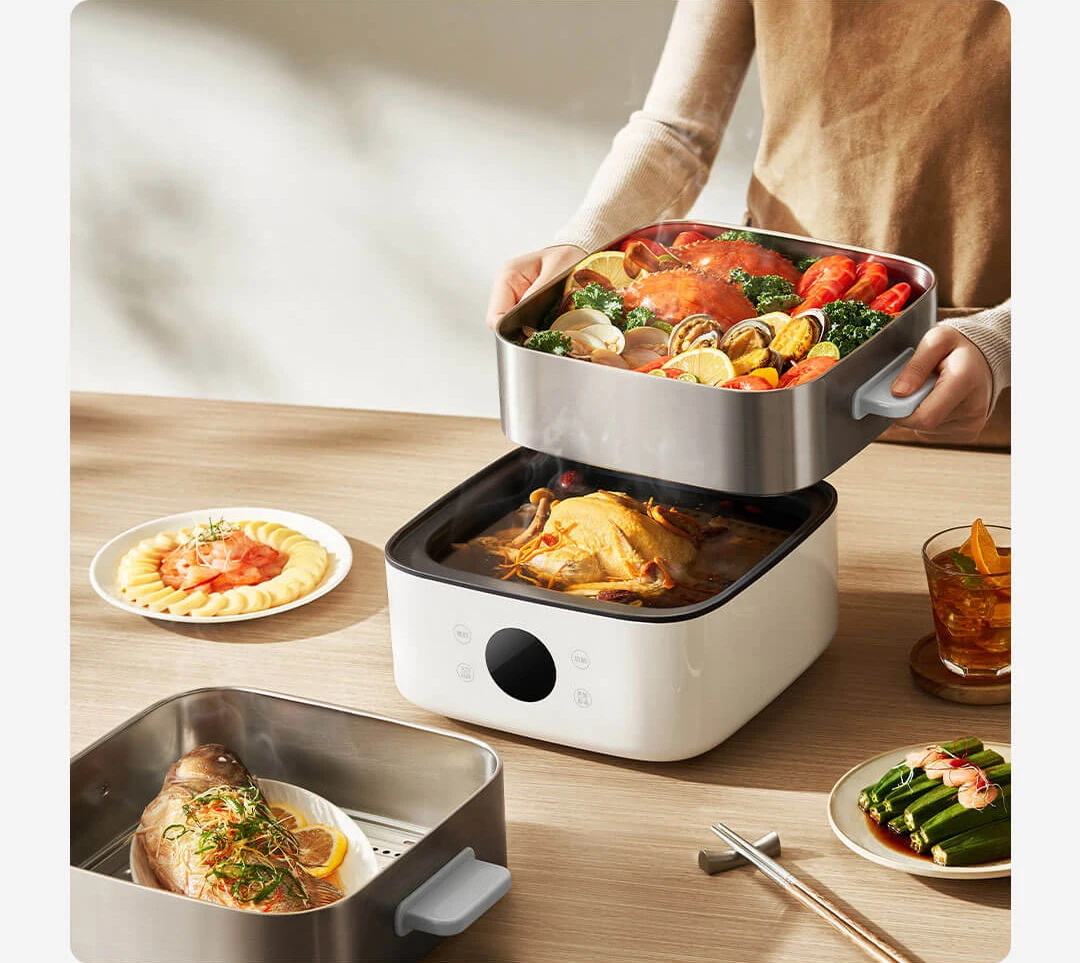 2024 XIAOMI MIJIA Multi-Function Electric Steamers S1 13L Pressure ...