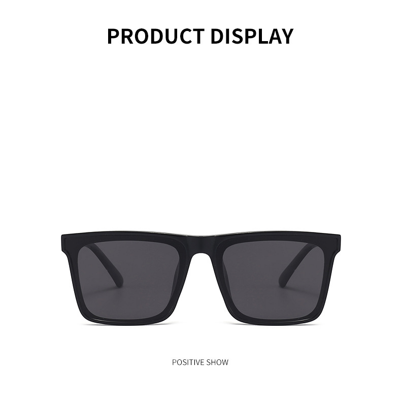 Sunglasses New Simple Flat Sunglasses Men Women Square Sunglasses ...