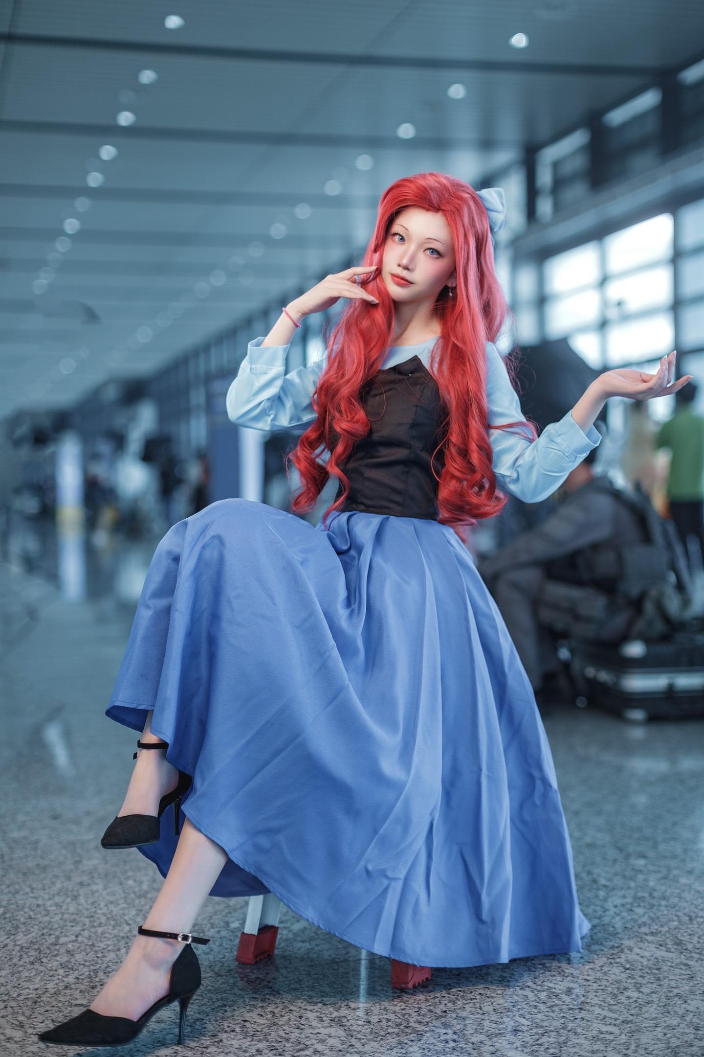 Little Mermaid Cos Women's Clothing Sea's Daughter Princess Ariel Adult ...