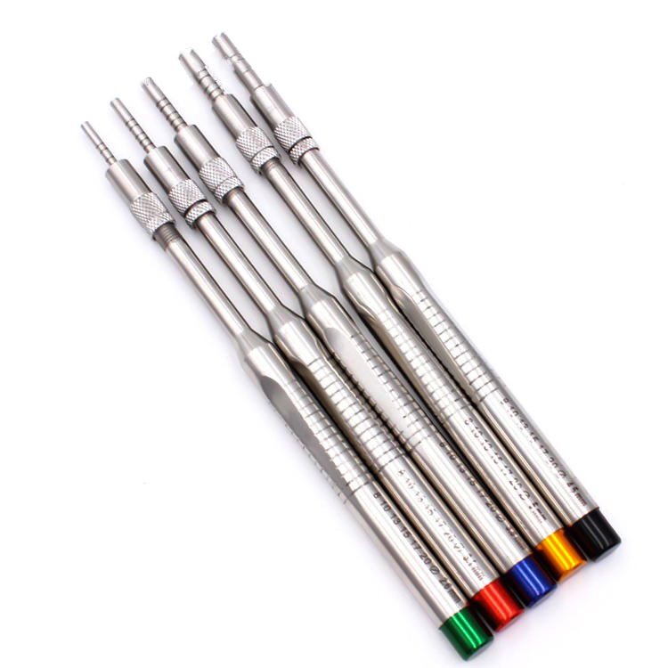 5 Pcs Dental Implant Osteotome Mandibular Sinus Elevator Tool Concave ...