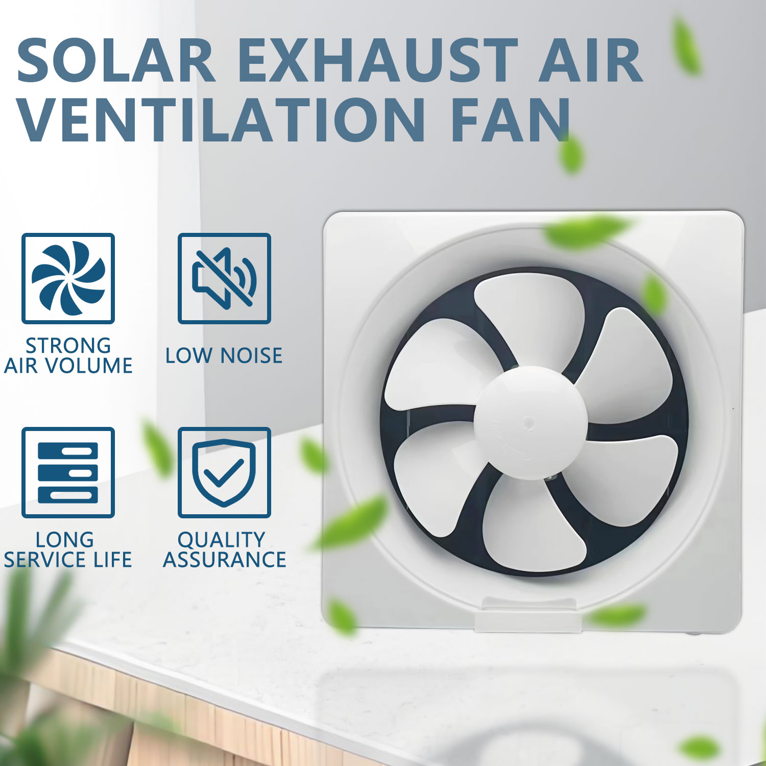 Kipas pembuangan dengan papan solar 20W/Solar exhaust fan 20W solar ...