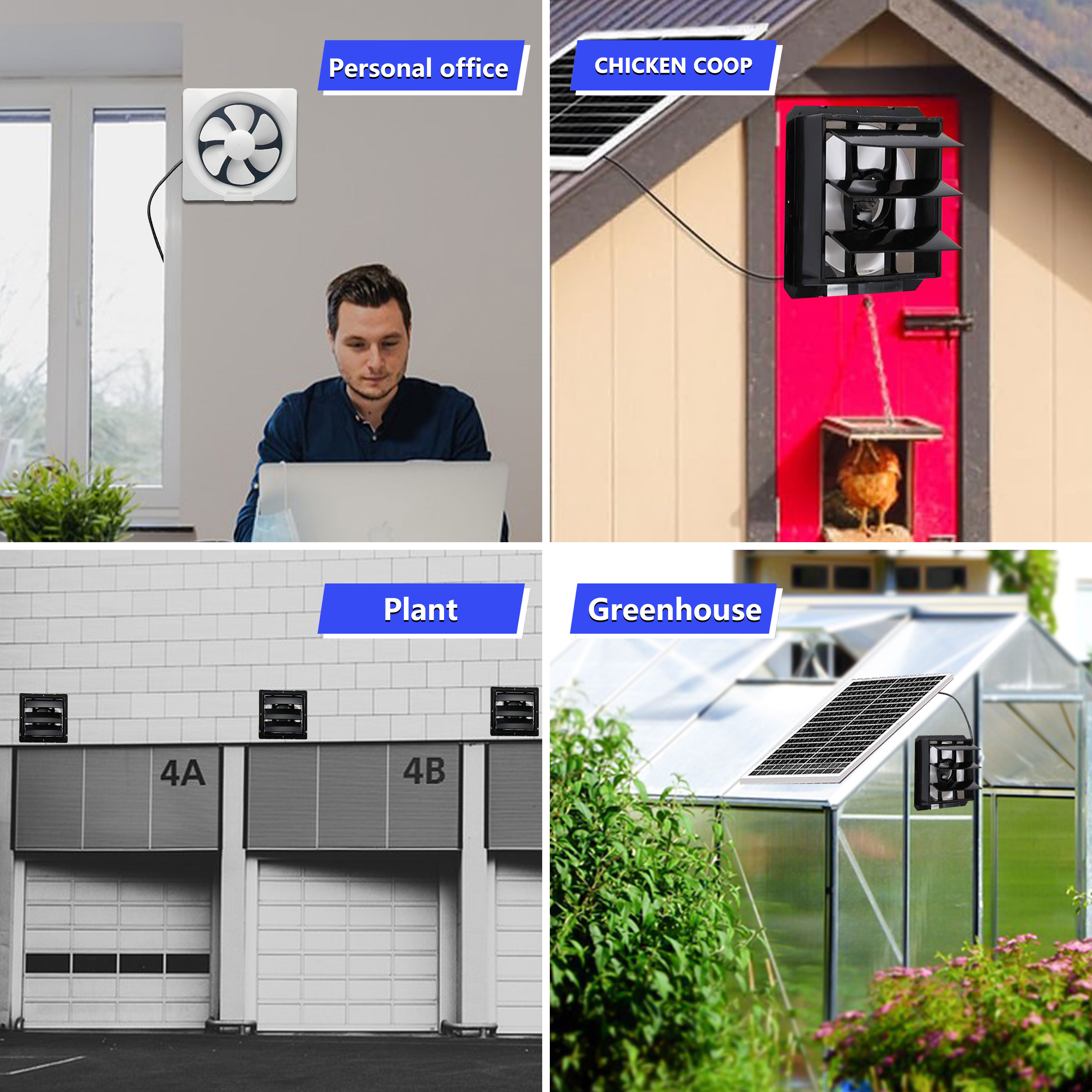 Kipas pembuangan dengan papan solar 20W/Solar exhaust fan 20W solar ...