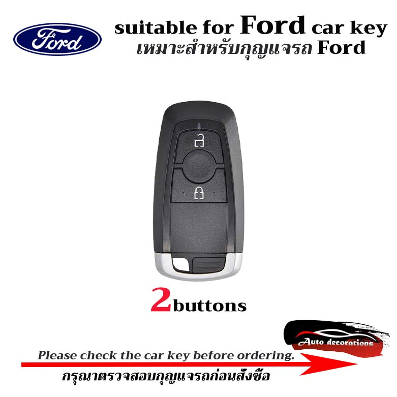 【2buttons】Ford RAPTOR car key case Ford keychain Ford edge RANGER ...