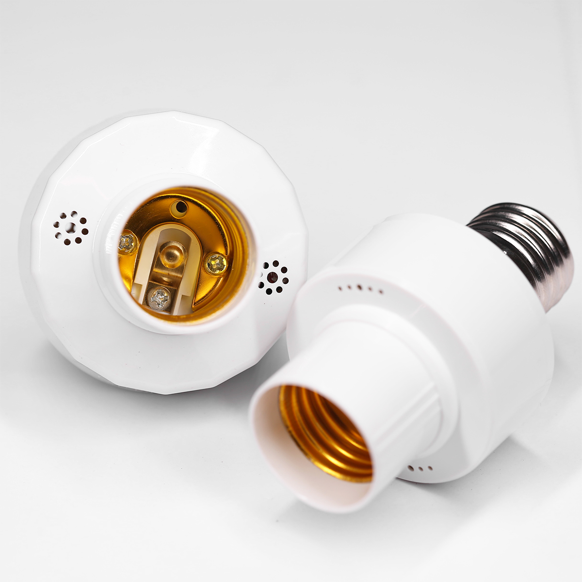 E27 Infrared Sensor Lamp Holder Wiring Socket Wireless Led Radar Wall ...