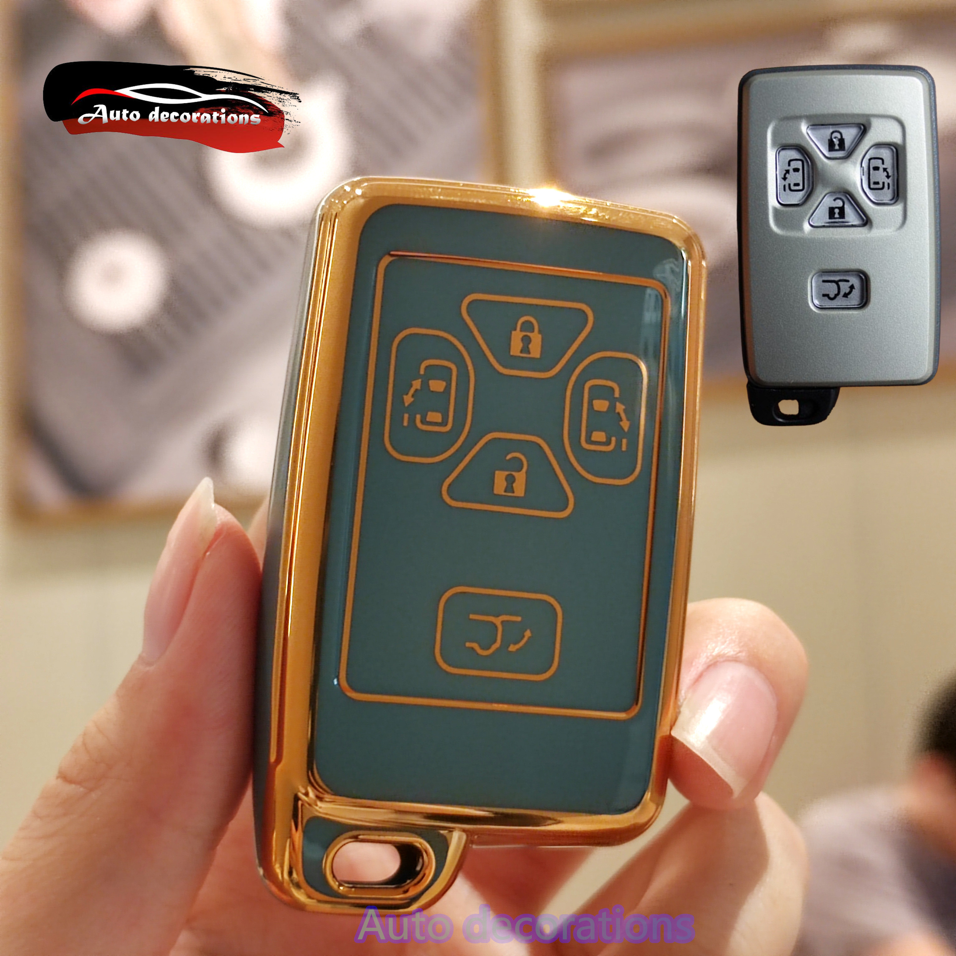 【5buttons】Toyota Alphard Vellfire car key case Toyota Vellfire key ...