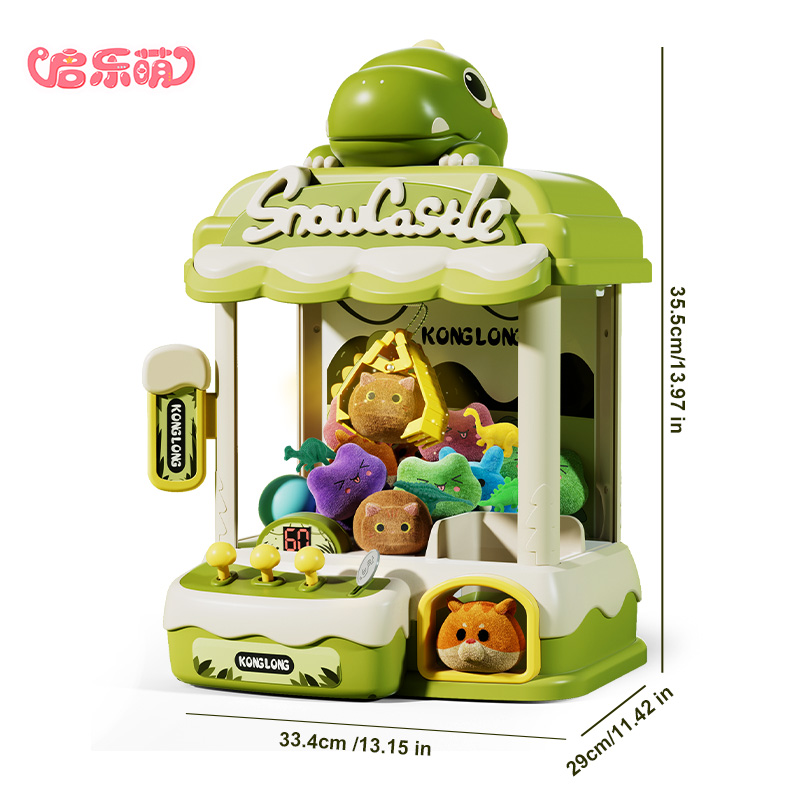 [Qilemeng] Dinosaur Claw Machine Large Doll Machines Toy Electronic ...
