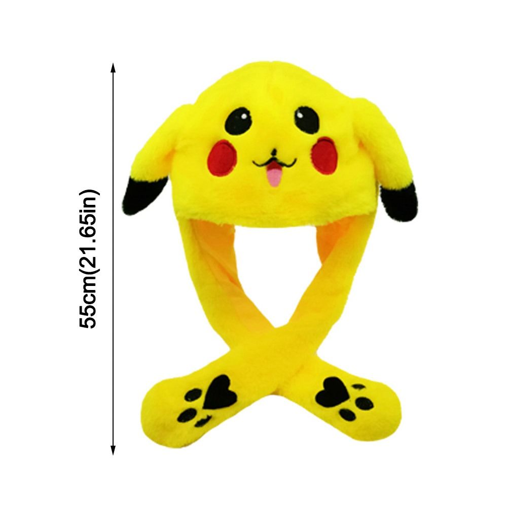 ARREBUL Glowing Plush Moving Hat, Cartoon Neck Warmer Animal Earflap ...