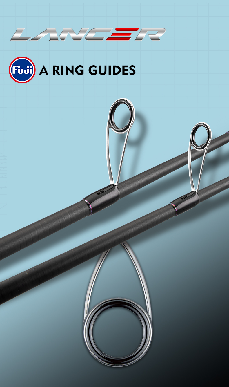 CEMREO Extra Fast Distance Throwing Fishing Rod FUJI Guide TORAY Carbon ...