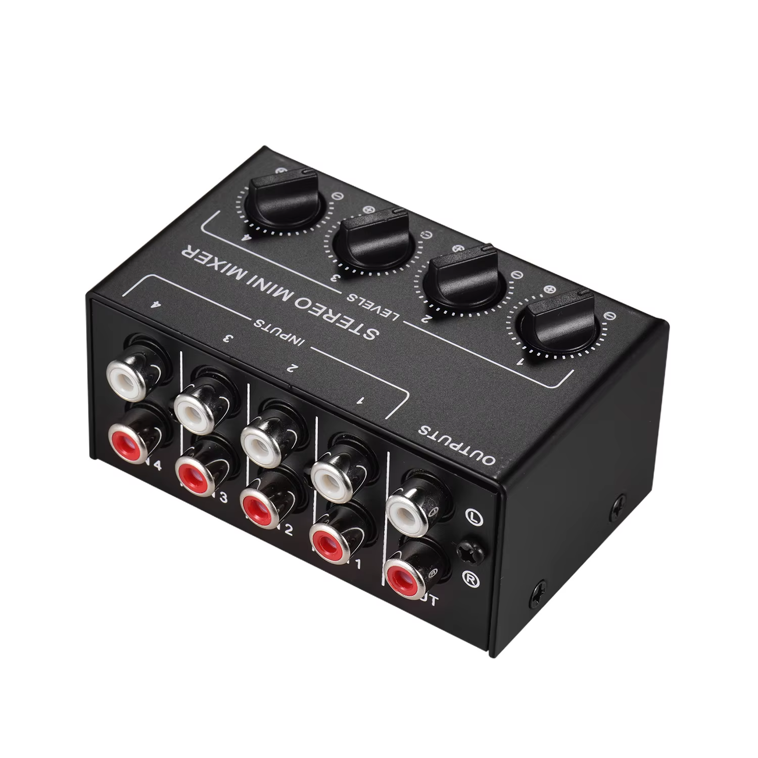 4 6 Channels Passive Mixer Audio Professional Audio Stereo Mixer Sound ...