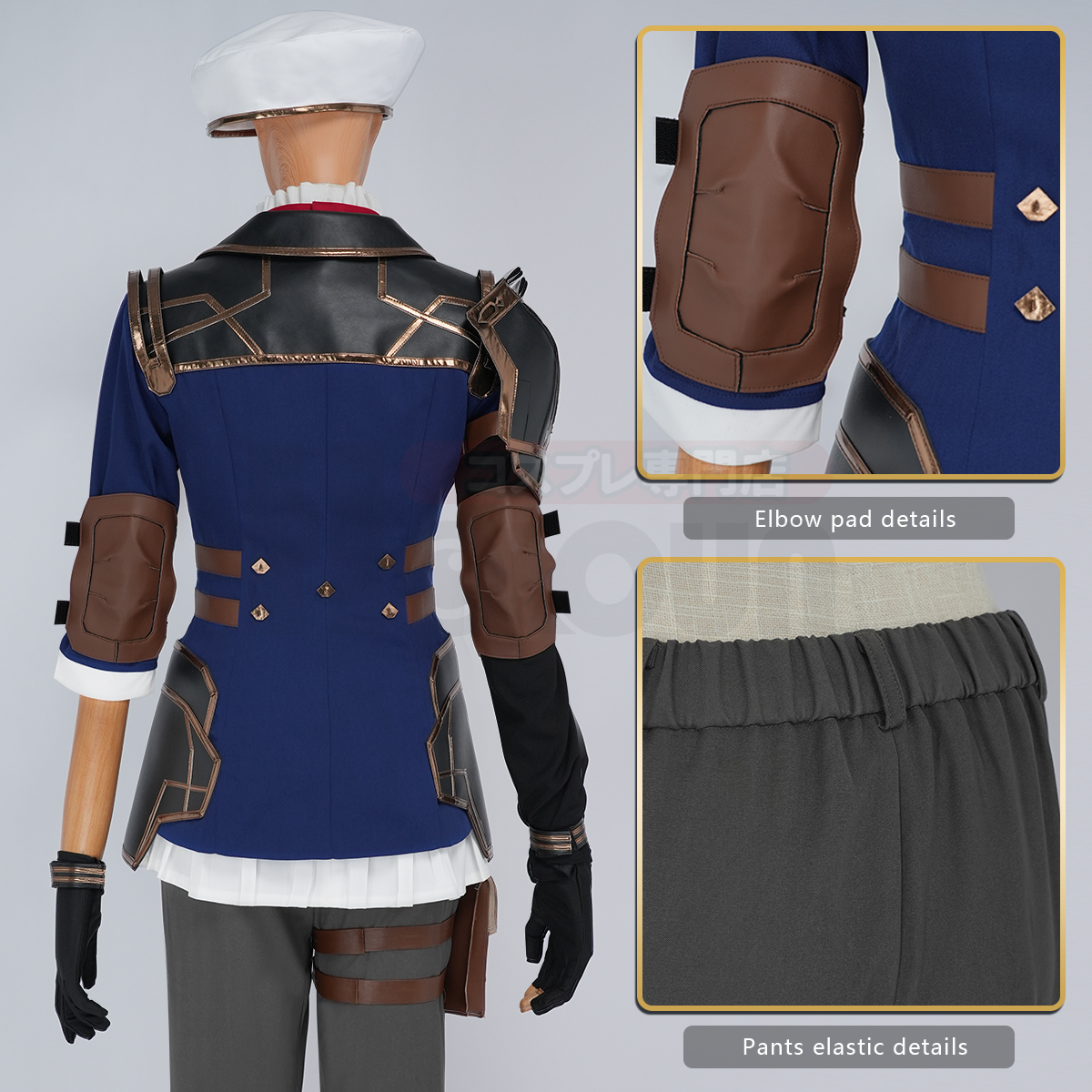 HOLOUN LOL Caitlyn Cosplay Costume Vi Arcane League of Legends Game ...