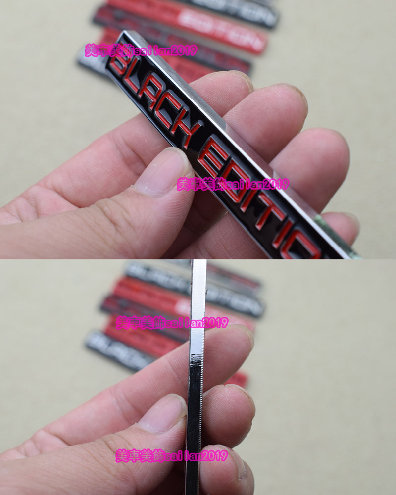 Metal Modified black edition Car Logo Sticker black Samurai Car Logo ...