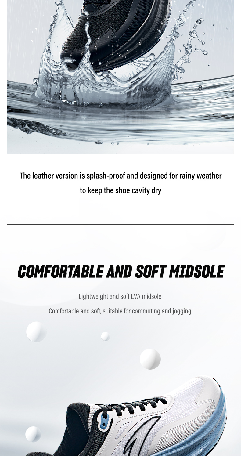 [5KM+] ANTA Men Running Shoes Light Widefoot Fitness Outdoor Sports ...