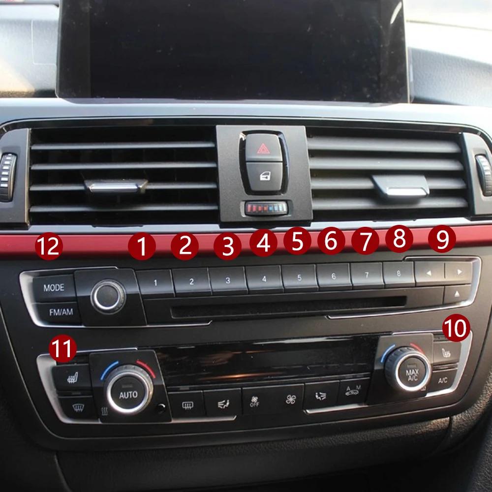 Car Front Dashboard Radio CD Player Digit Button Switch Buttons Cover ...