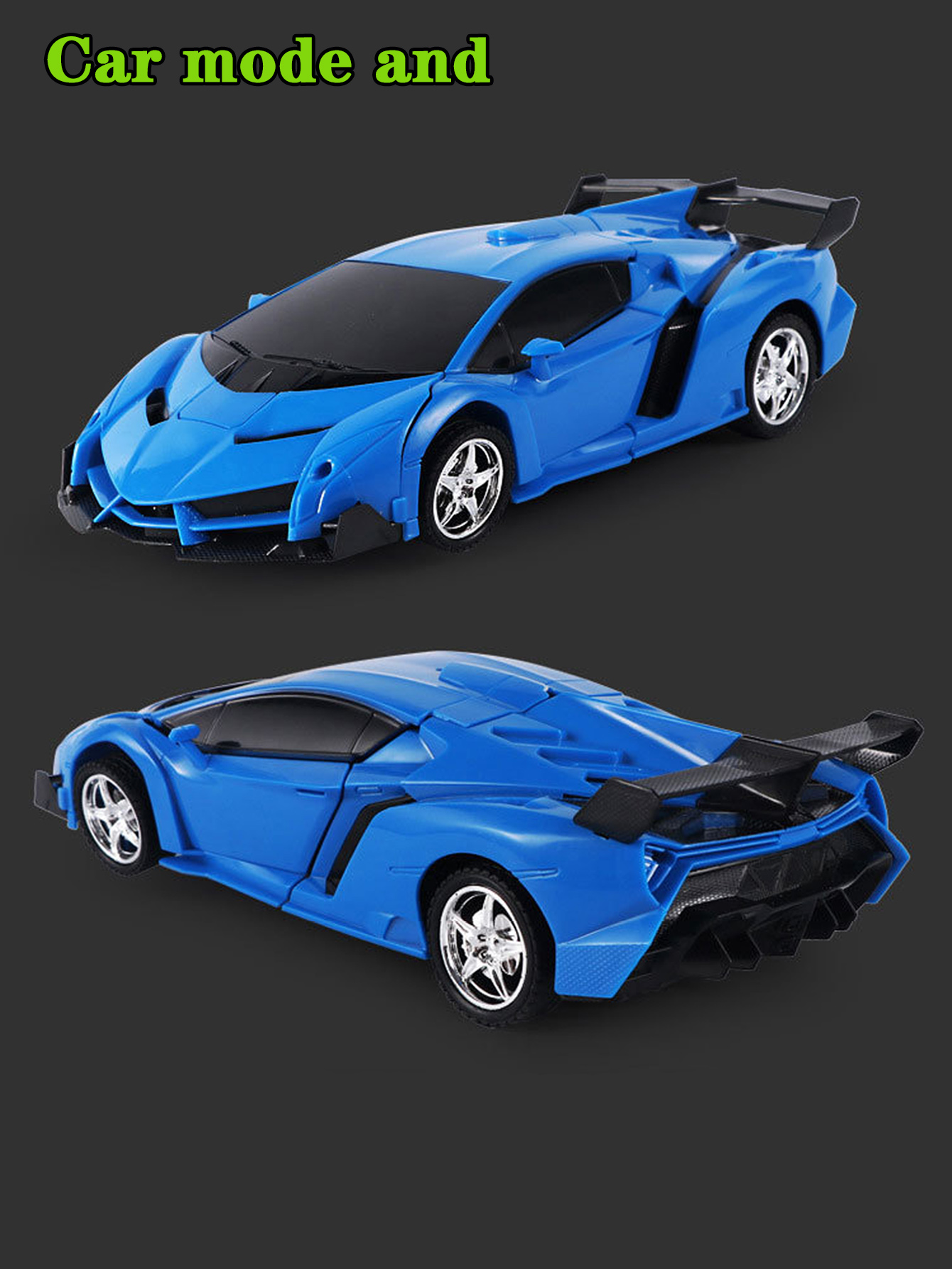 One-button Remote Control Deformation Car RC Moving Racing Car Model ...