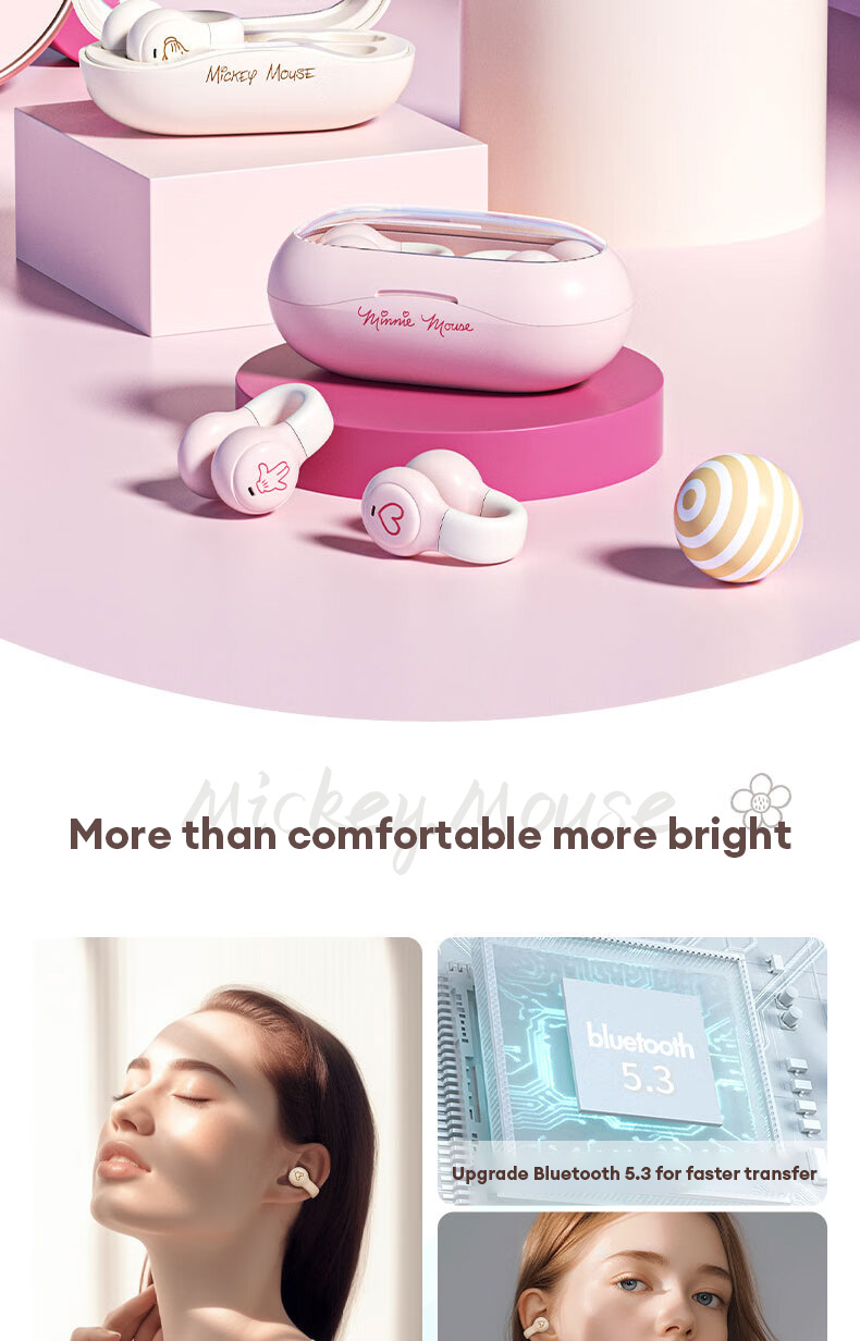Disney DN12 Bluetooth Earphone Low Delay Smart Touch HIFI Sound Quality ...