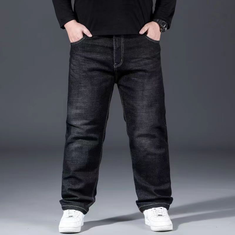 【40-52inch】Plus Size Large Stretchable High Waist Jeans for men Fat ...