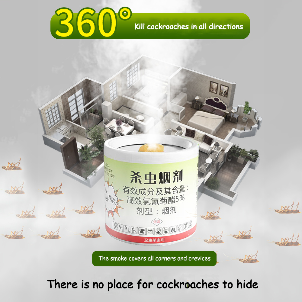 *READY STOCK AT MALAYSIA*6pcs New Home Cockroach Killer Smoke Strong ...