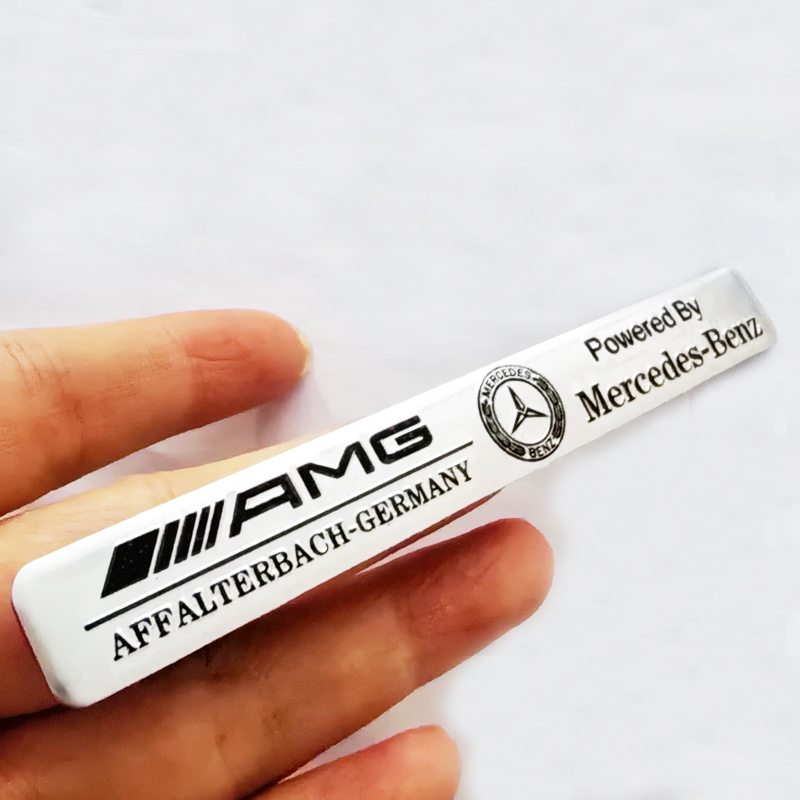1 x Aluminum MAYBACH BRABUS AMG LOGO Auto Car Decorative Emblem Badge ...