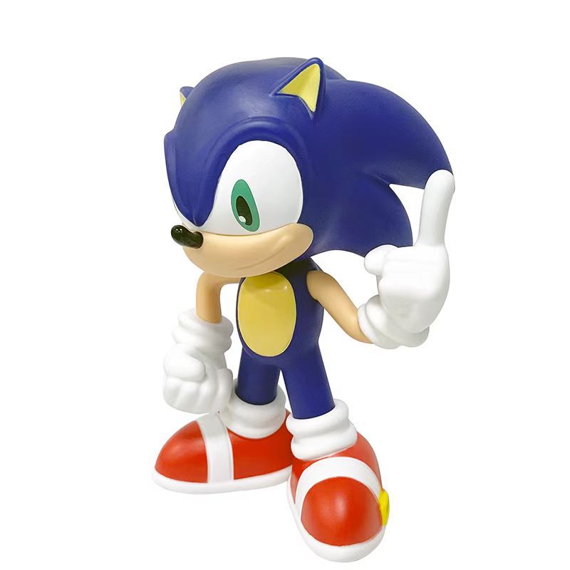 28cm Big Size SEGA Game Sonic the Hedgehog Statue Supersonic Speed PVC ...