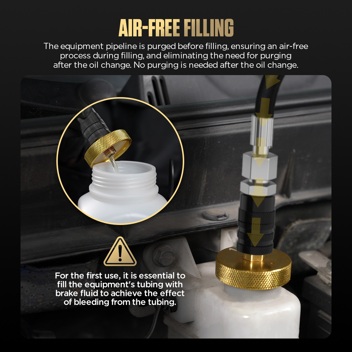 AUTOOL AST603 Brake Fluid Bleeder Adjustable Pulsating Oil Change Smart Brake Flush Machine Pure ...