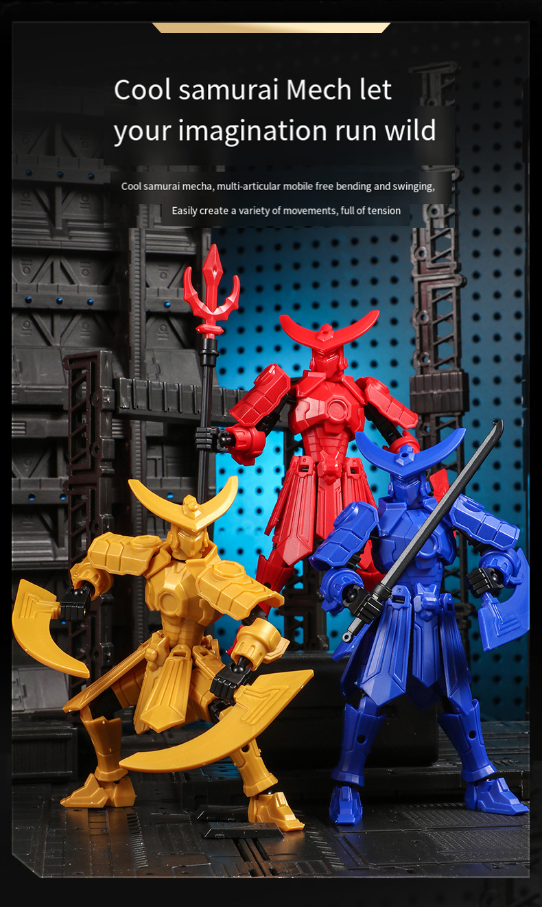 Mozi Mech warrior 3D printed T13 Dummy Lucky 13 Action Figure ...