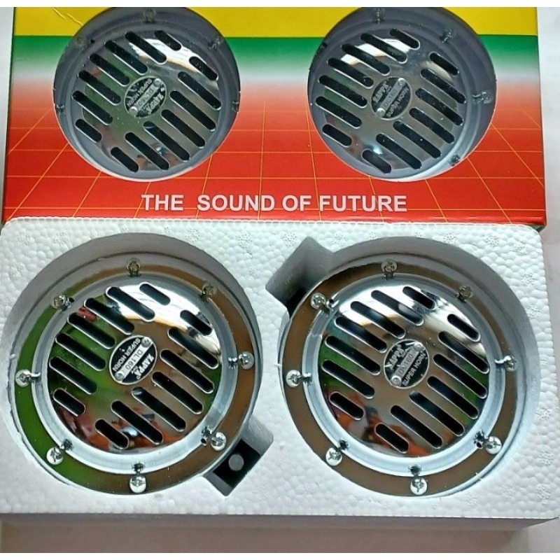 Car Disc Pot Horn 12V 430Hz Super Loud High Horn With 12V 320Hz Super ...