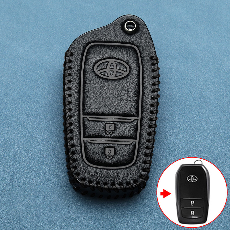 Toyota Genuine Leather Car Remote Key Case For Toyota HILUX GR SPORT ...