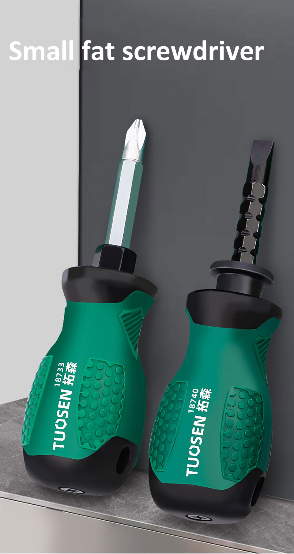 High Carbon Steel Screwdriver Mini Cross/Straight Screwdrive Extendable ...