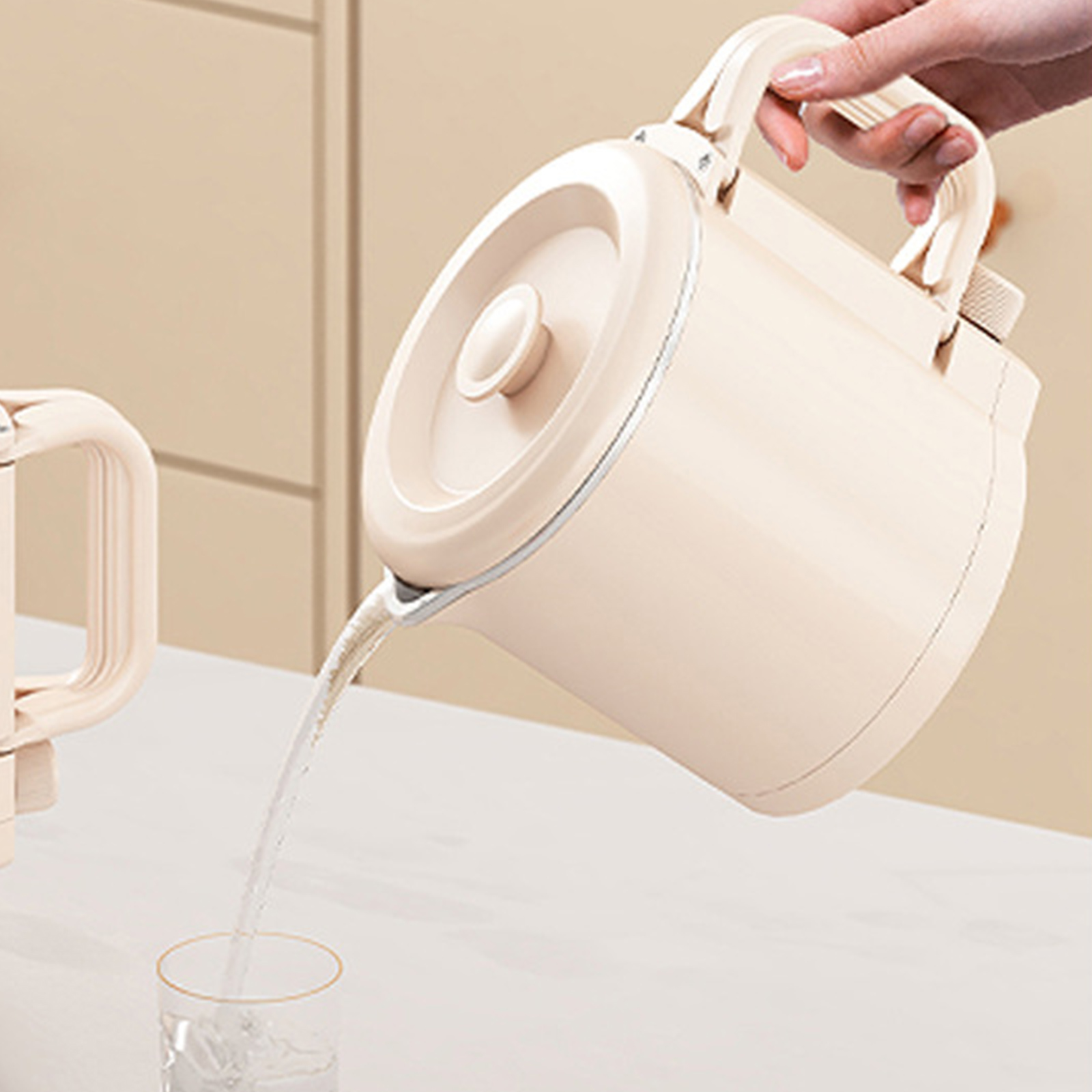 【Malaysia Spot Sale】800ml 2 In 1 Portable Kettle Electric Mini Kettle ...