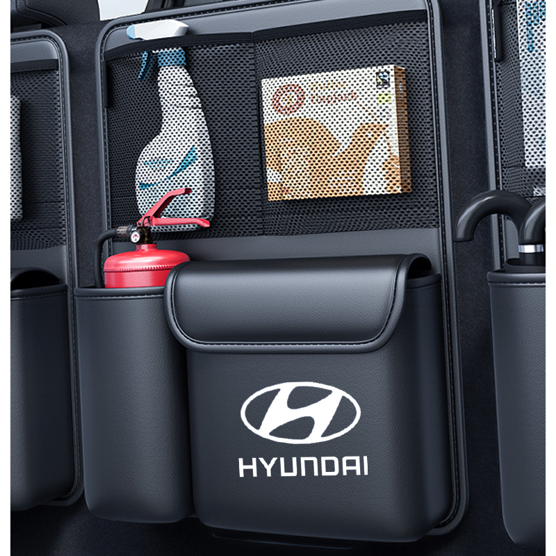 BMW Car trunk Leatherwear storage bag SUV dedicated storage hanging bag ...