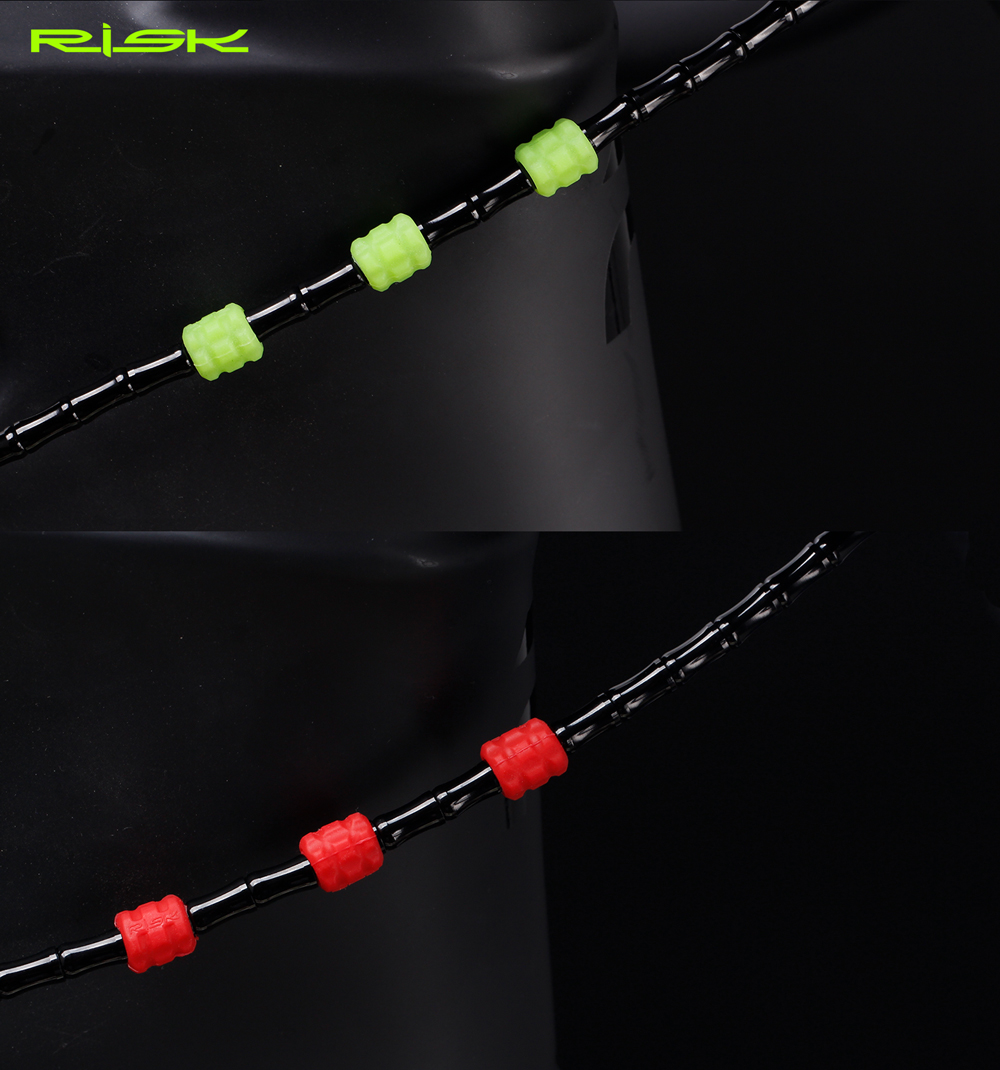 RISK Bicycle Sleeve Rubber Cable Protector for Pipe Line Tube Brake ...