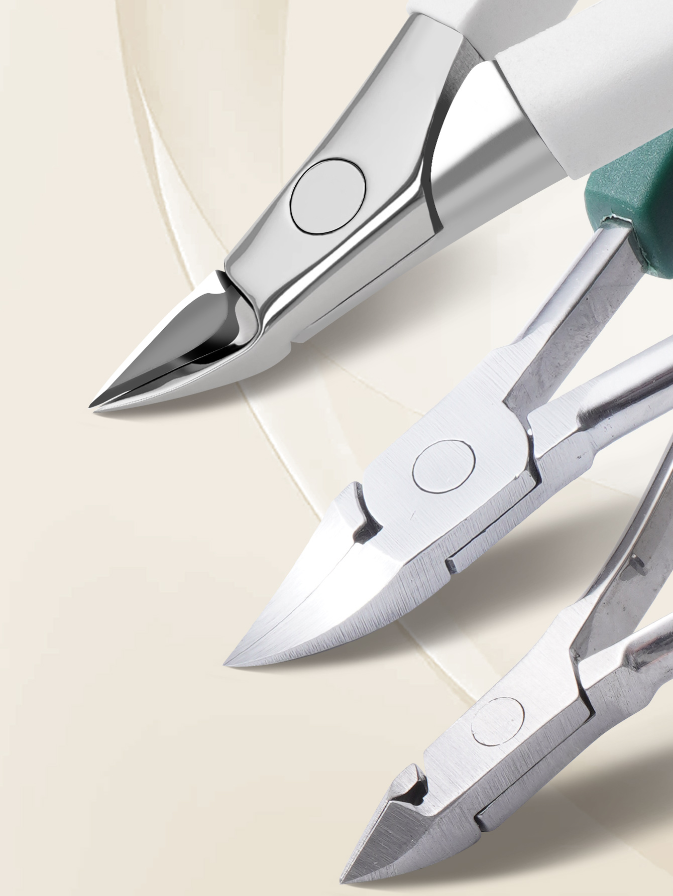 New 3-Piece Professional Stainless Steel Nail Clipper Set - Precision ...
