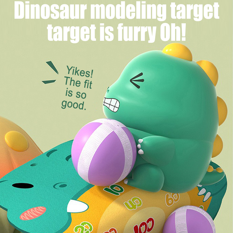 Baby Toy Dinosaur Sticky Ball Gun Sticky Ball Dart Educational Toys for ...