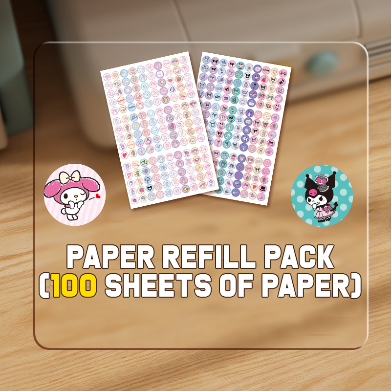 Magic Kuromi Sticker Set Waterproof Cartoon Stickers Stamp Press ...