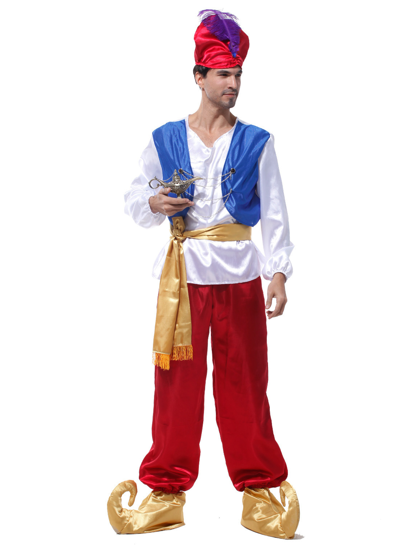 Carnival Adult Aladdin Aladin and the magic lamp Costume Cosplay ...